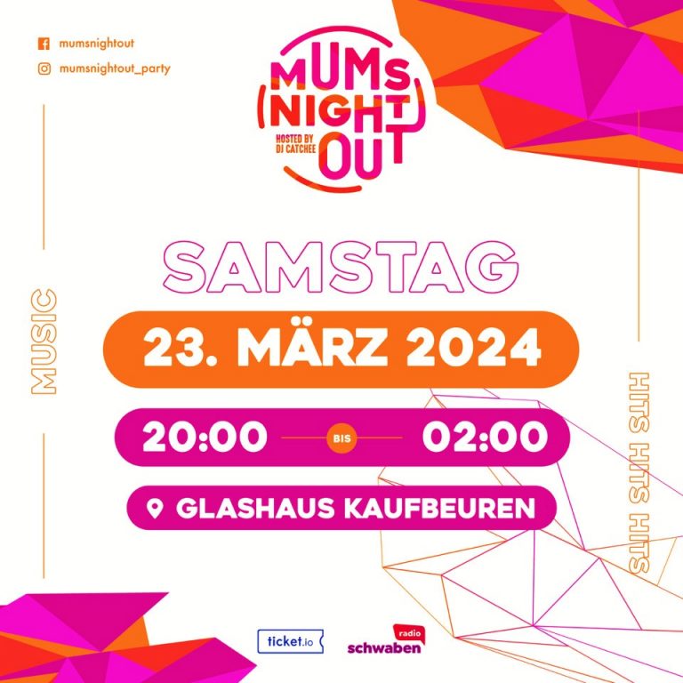 „MUMS NIGHT OUT“ lädt zum Feiern ein – Die neue Partyreihe für Eltern ...